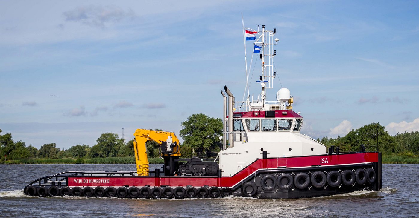 AKC 185/18.5 on the ISA's Shoalbuster - HS.EQUIPMENT The Ultimate Crane ...